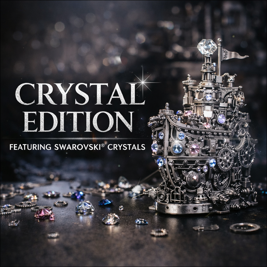 These models are enhanced with authentic Swarovski® crystals